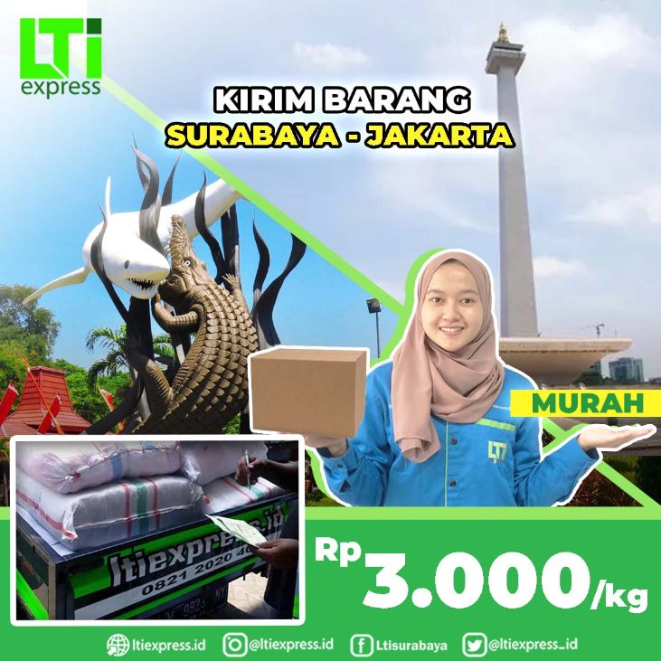 Ekspedisi Surabaya ke Jakarta Murah